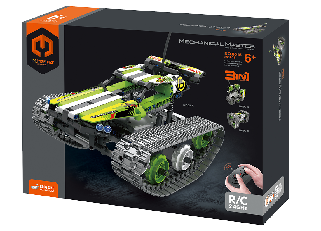 2.4G R/C building blocks high speed stunt car 3 IN 1 - 353PCS – iM.Master