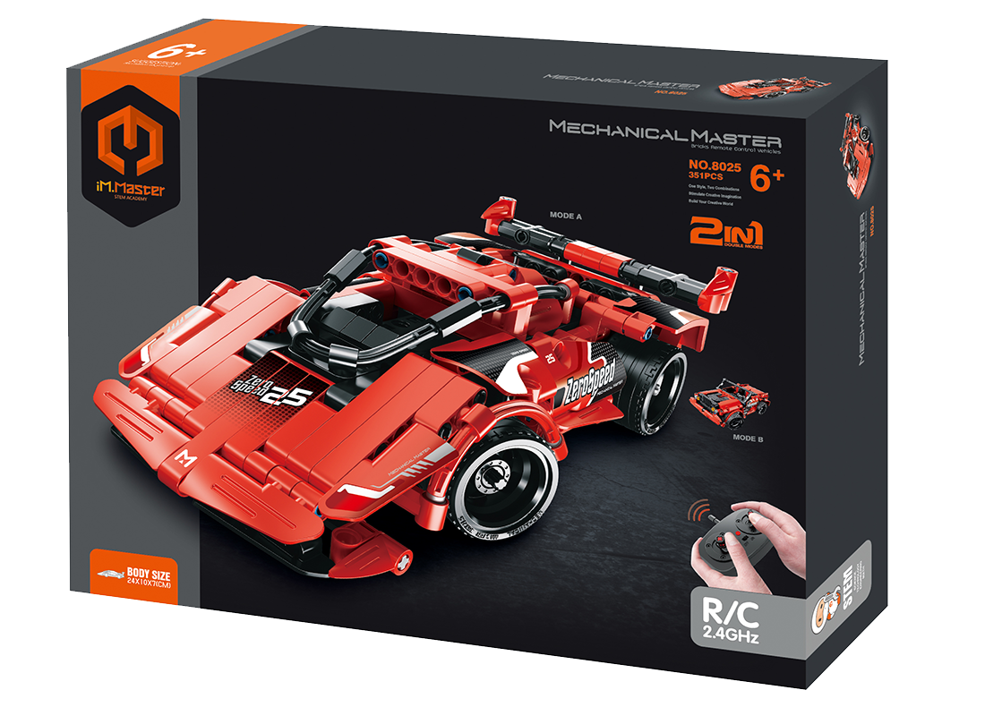 R/C Supercar 2 IN 1- 341PCS – iM.Master