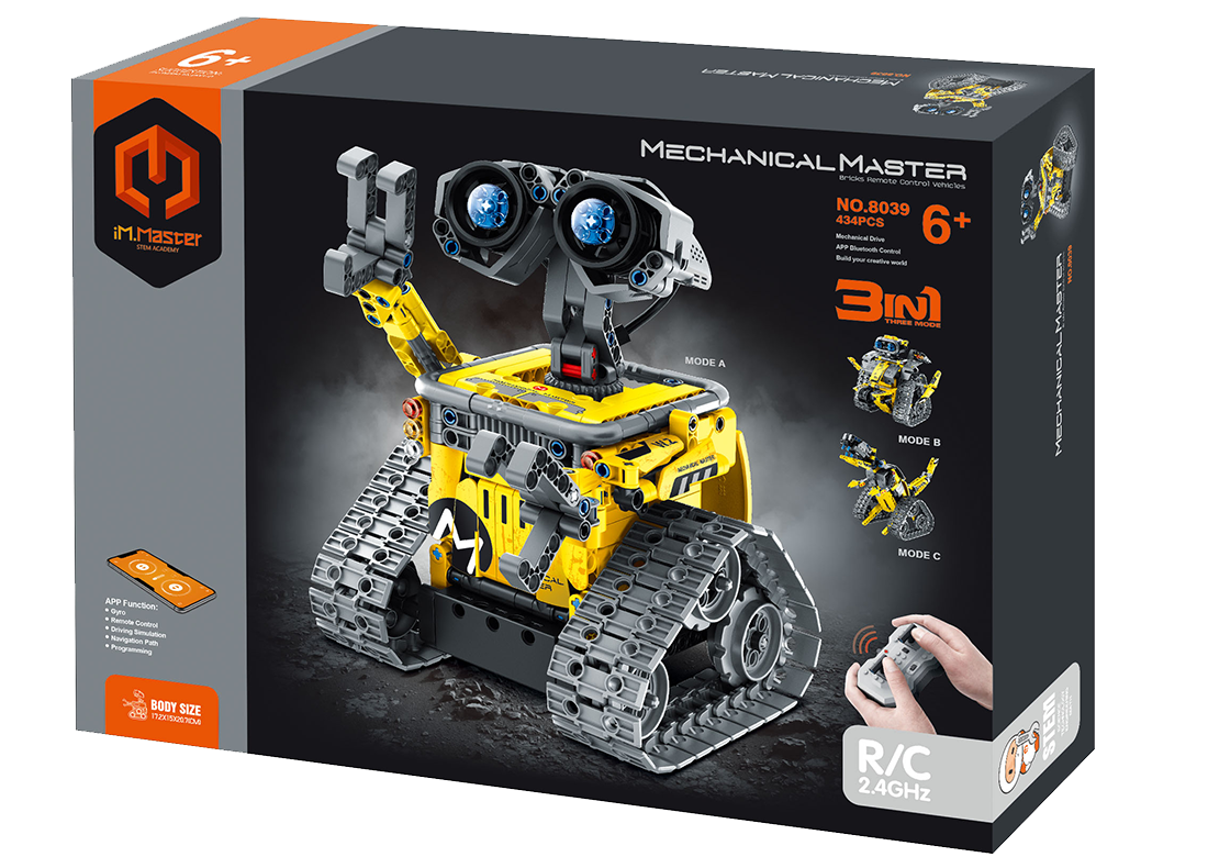 2.4G R/C & APP Robots & mechanical dinosaurs 3 IN 1 - 430PCS – iM.Master