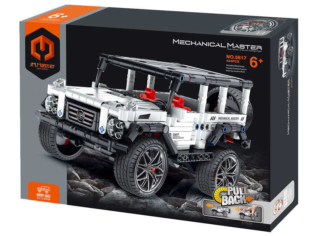 Pull Back Off Roader White – iM.Master
